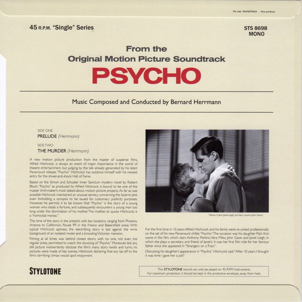 Bernard Herrmann – “Psycho” 45 – Nostalgia King