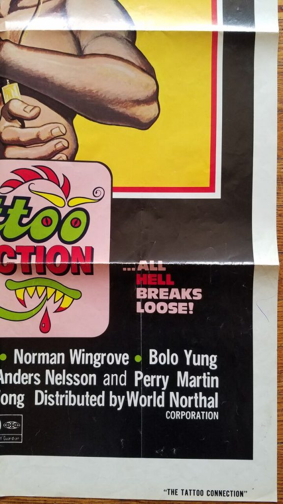 The Tattoo Connection (Jim Kelly) Poster – Nostalgia King