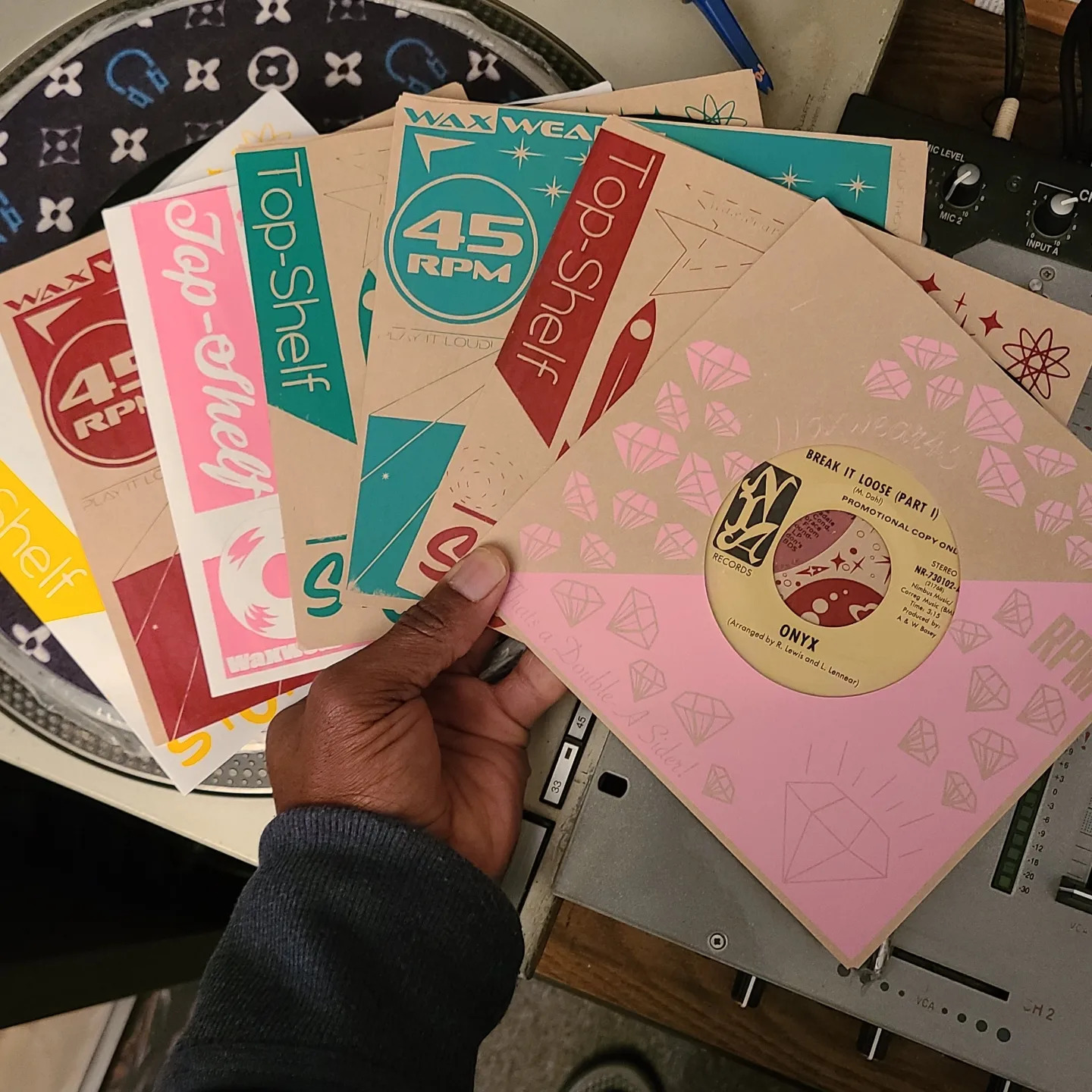 Waxvillain’s Wax Wear 45 Custom Sleeves – Nostalgia King