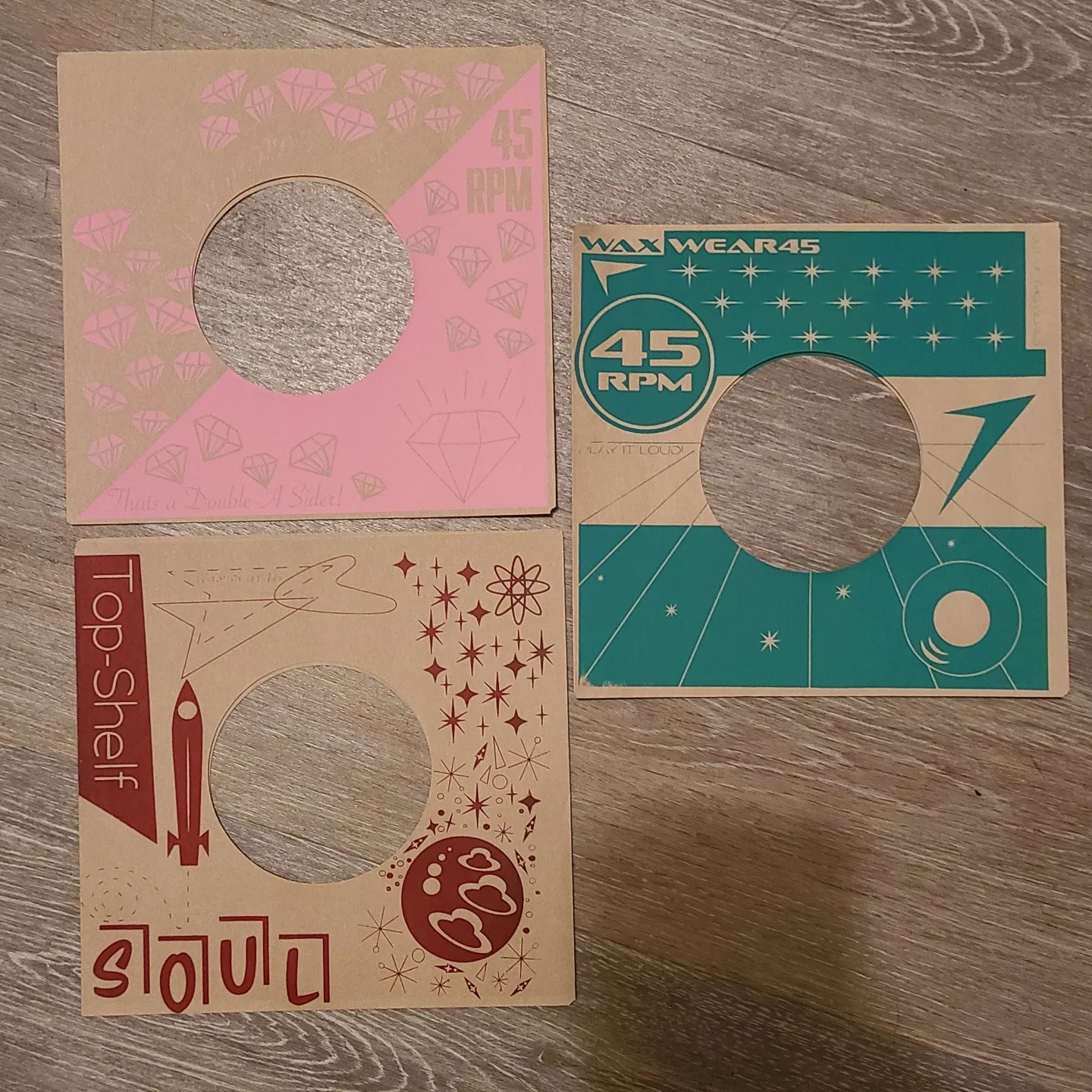 Waxvillain’s Wax Wear 45 Custom Sleeves – Nostalgia King