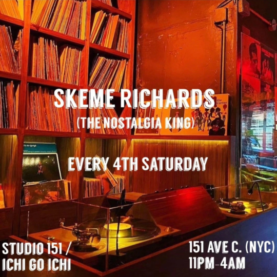 Skeme Richards At Studio 151 (NYC) – Nostalgia King